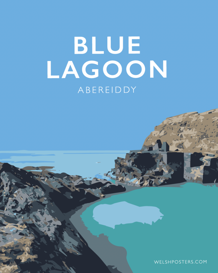 Amazing Welsh Posters. Retro yet modern travel posters and art.