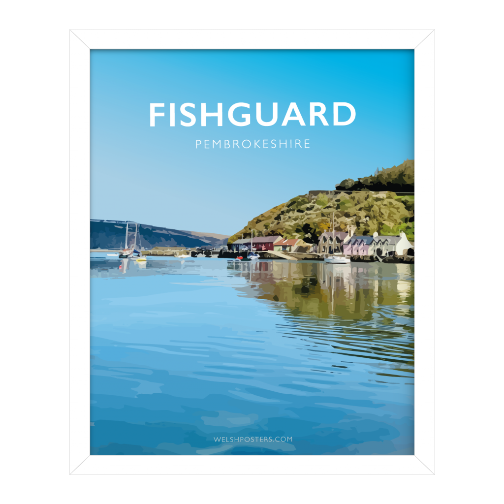 FISHGUARD SUMMER Travel Poster - FISHGUARD SUMMER Pembrokeshire Posters ...