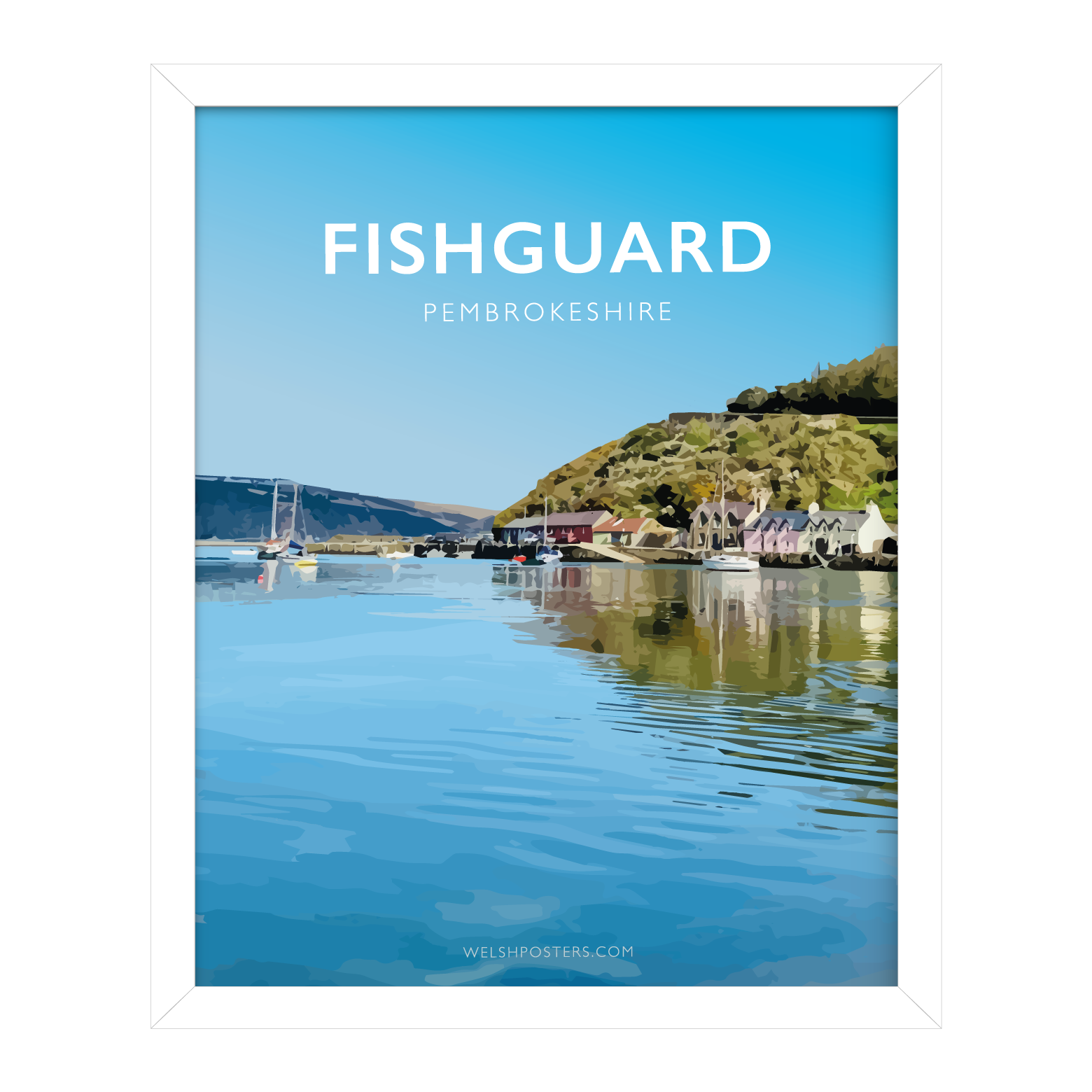 FISHGUARD SUMMER Travel Poster - FISHGUARD SUMMER Pembrokeshire Posters ...