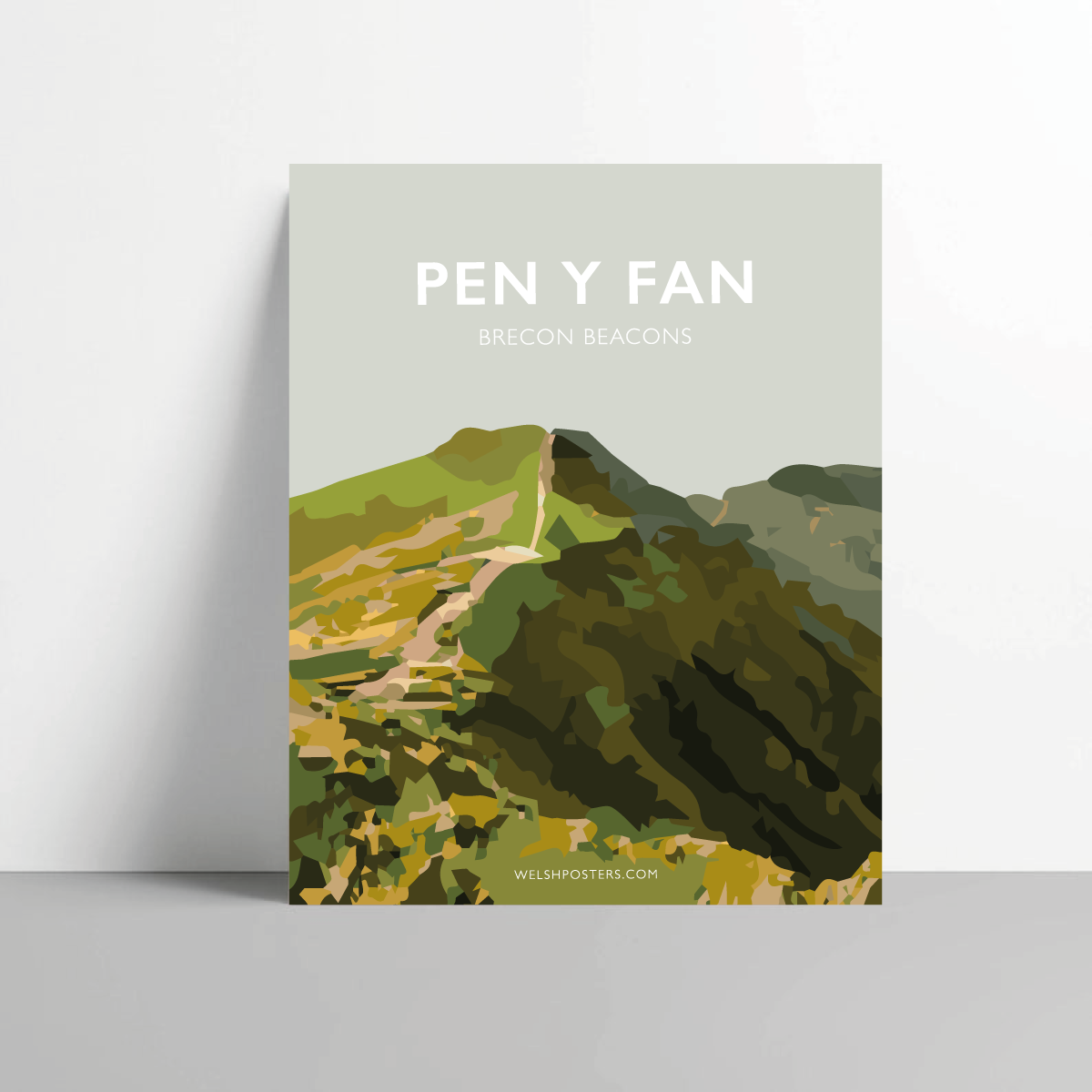PEN Y FAN Travel Poster - PEN Y FAN Best sellers, Brecon Beacons Travel ...