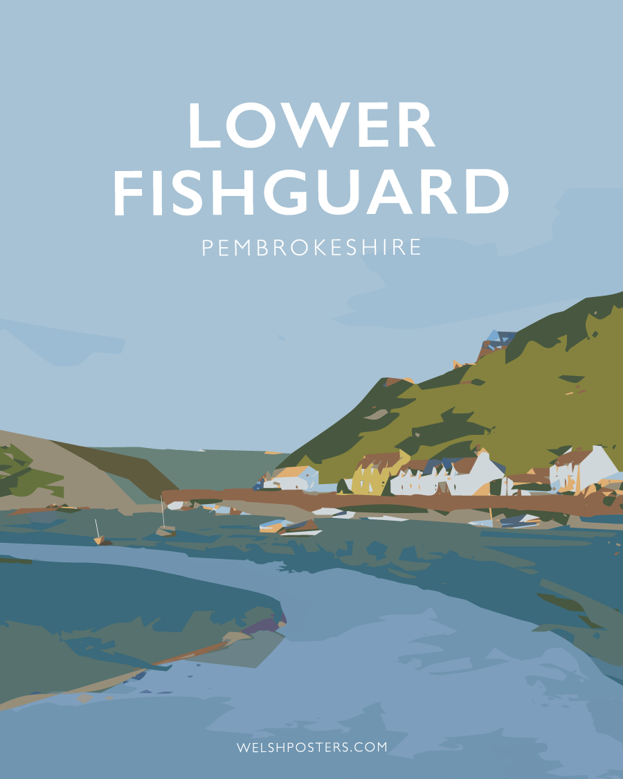 FISHGUARD Travel Poster - FISHGUARD New, Pembrokeshire Posters Prints ...