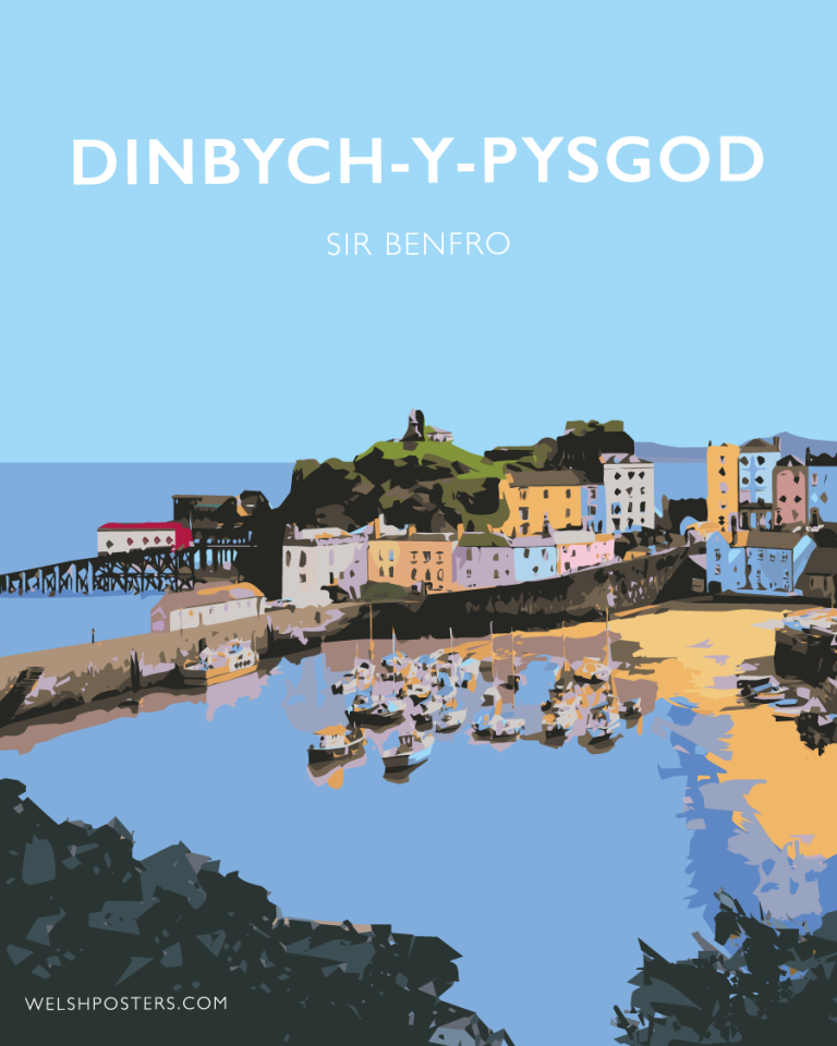 Amazing Welsh Posters. Retro yet modern travel posters and art.