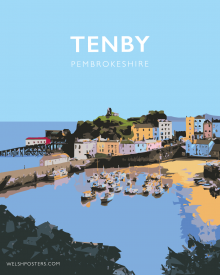 Amazing Welsh Posters. Retro yet modern travel posters and art.