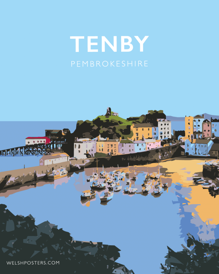 GOWER Travel Poster - GOWER Gower Travel Posters, South Wales Prints ...