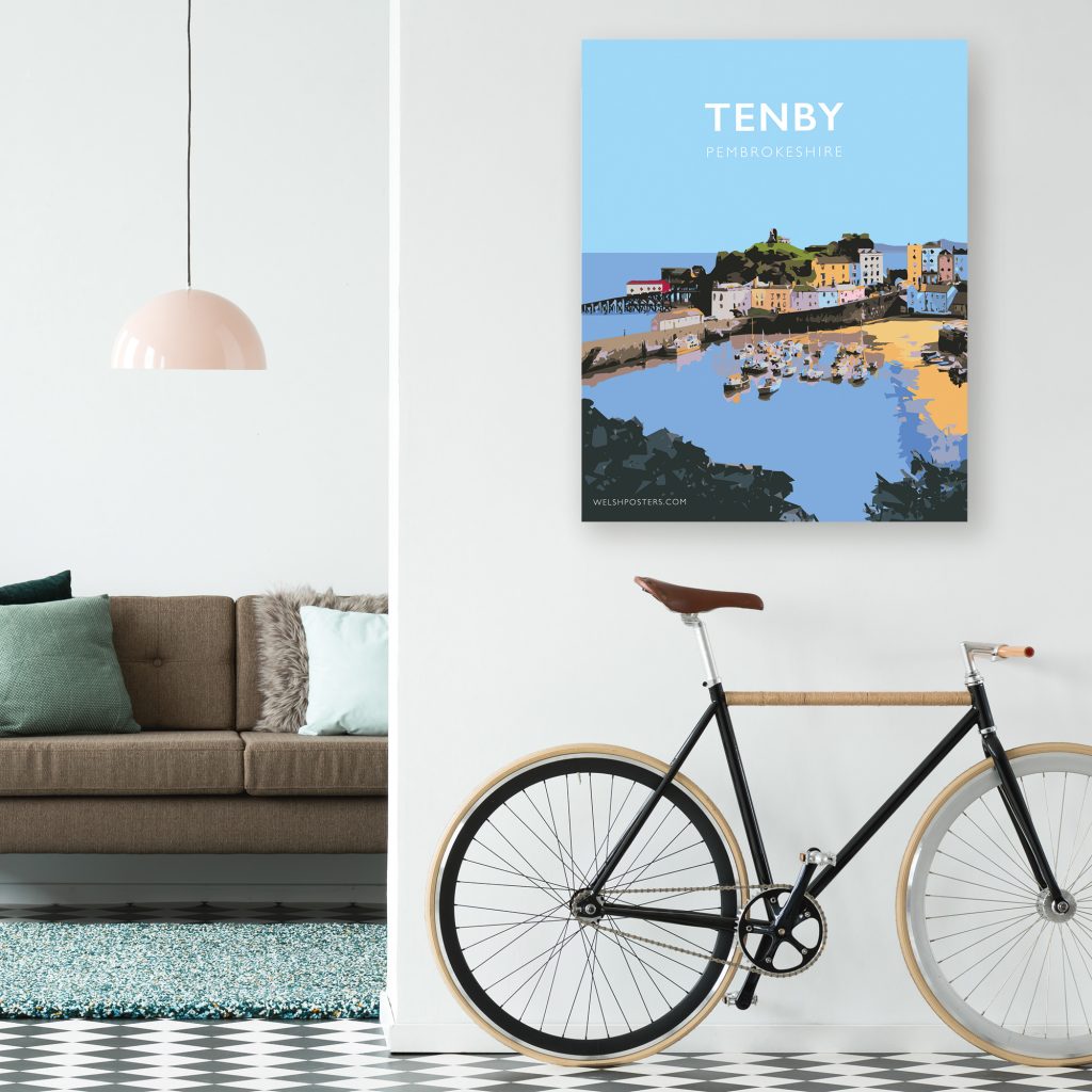 TENBY Travel Poster - TENBY Best sellers, Pembrokeshire Posters Prints ...