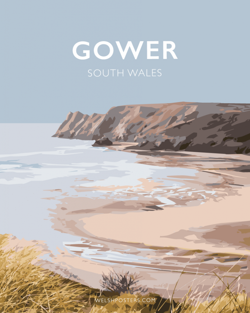 MUMBLES Travel Poster - MUMBLES Best sellers, Gower Travel Posters, New ...