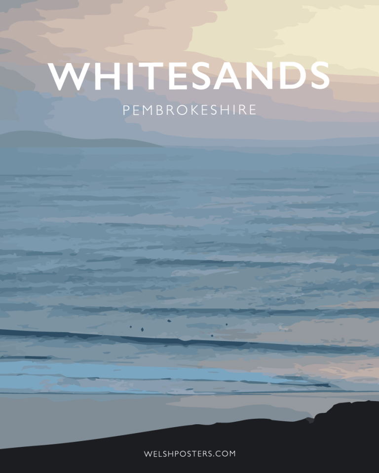 GOWER Travel Poster - GOWER Gower Travel Posters, South Wales Prints ...