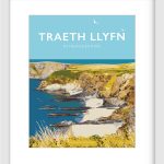 TRAETH LLYFN COASTAL VIEW Travel Poster - TRAETH LLYFN COASTAL VIEW ...
