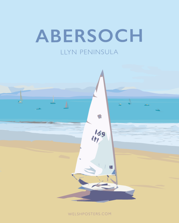 GOWER Travel Poster - GOWER Gower Travel Posters, South Wales Prints ...