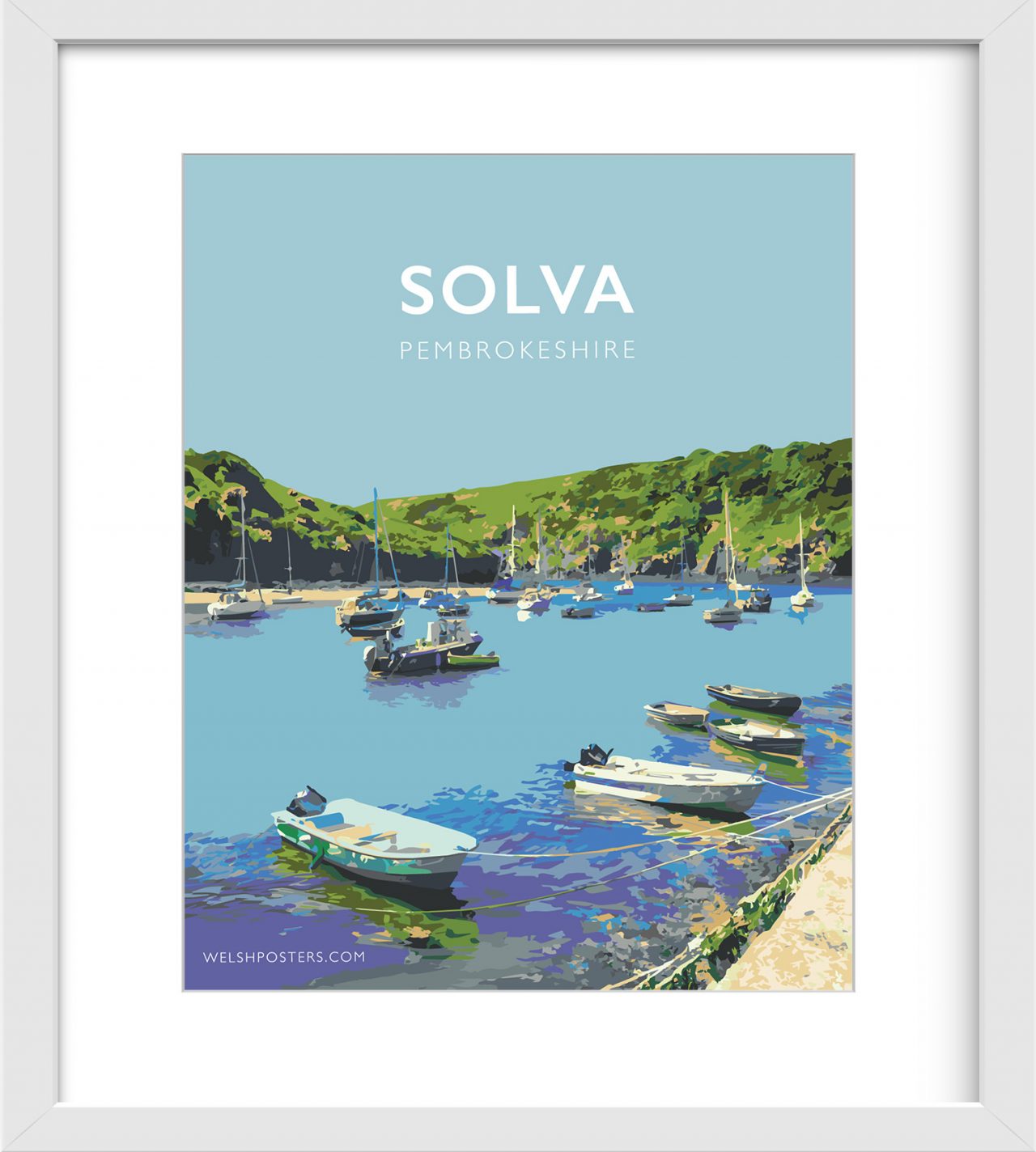 SOLVA HARBOUR Travel Poster - SOLVA HARBOUR Best sellers, Pembrokeshire ...