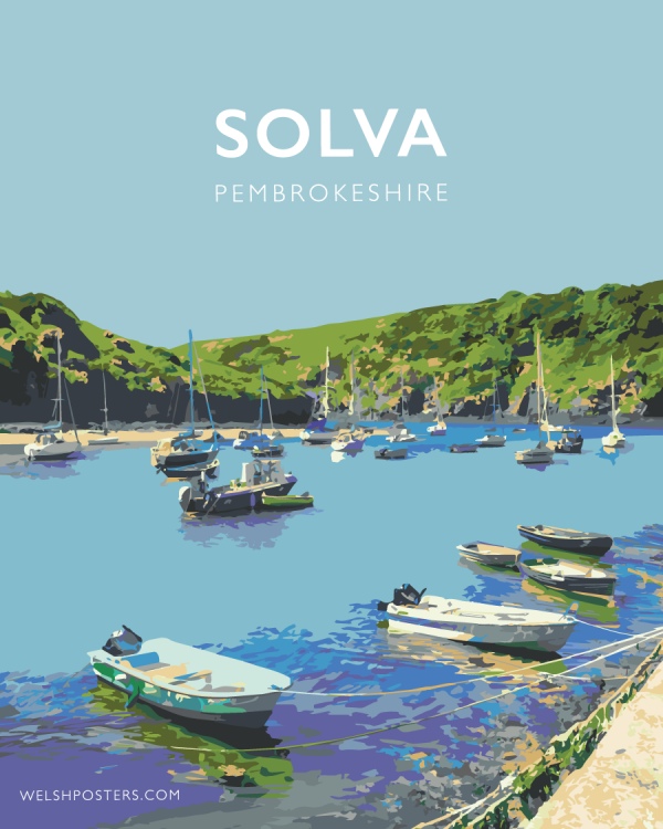 Amazing Welsh Posters. Retro yet modern travel posters and art.