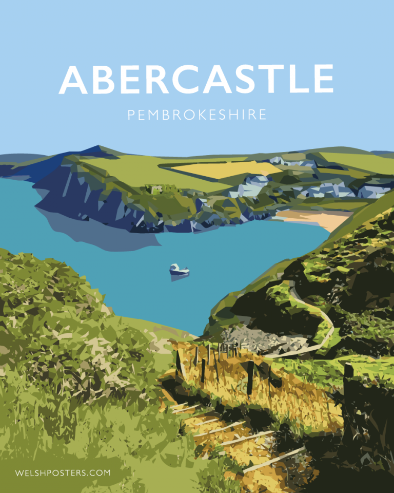 GOWER Travel Poster - GOWER Gower Travel Posters, South Wales Prints ...