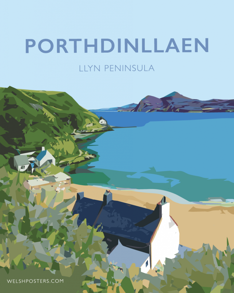 Amazing Welsh Posters. Retro yet modern travel posters and art.