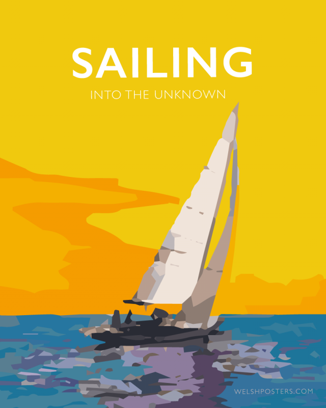 Shop Travel Posters. Retro yet modern Wall Art - Welsh Posters