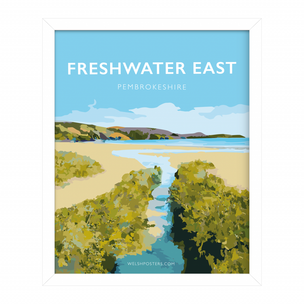 FRESHWATER EAST Travel Poster - FRESHWATER EAST Best sellers, New ...