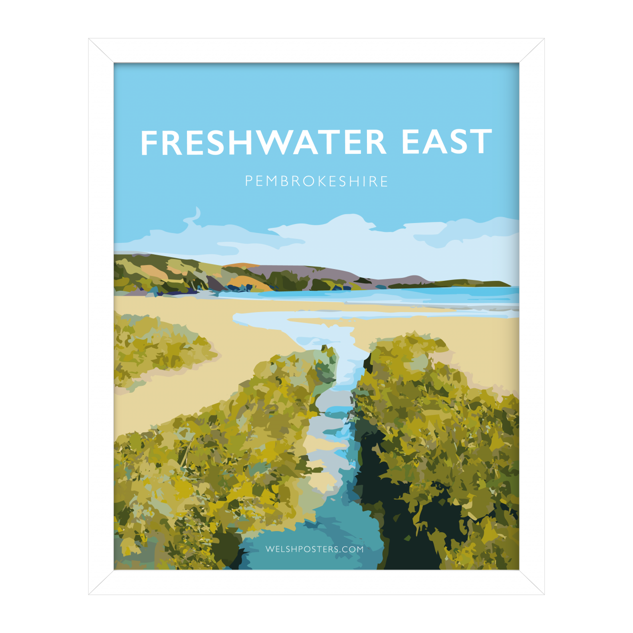 FRESHWATER EAST Travel Poster - FRESHWATER EAST Best sellers, New ...