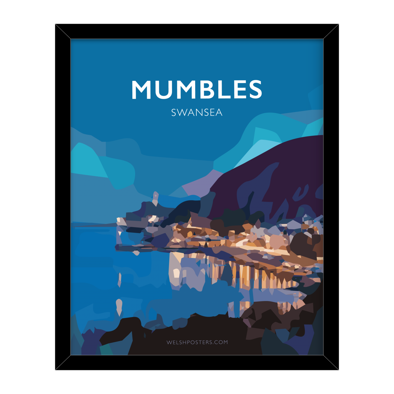 MUMBLES Travel Poster - MUMBLES Best sellers, Gower Travel Posters, New ...