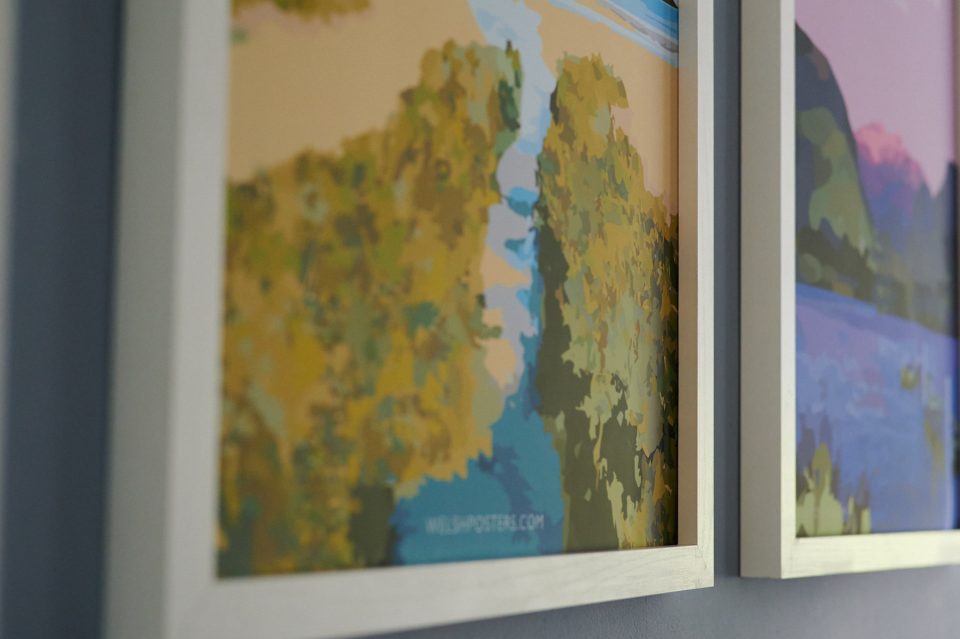 Our Frames Travel Posters. Retro yet modern Wall Art - Welsh Posters