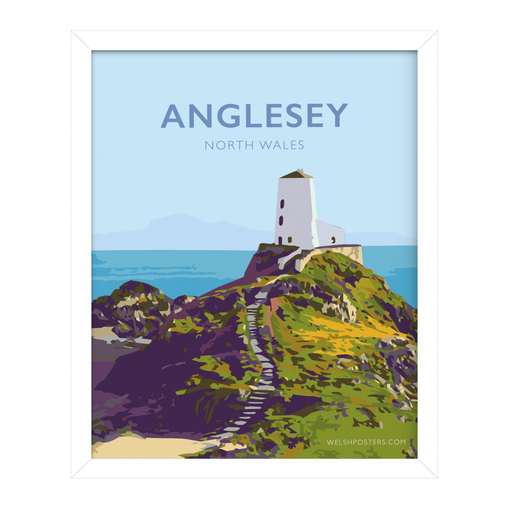 ANGLESEY Travel Poster - ANGLESEY New, North Wales Prints & Posters