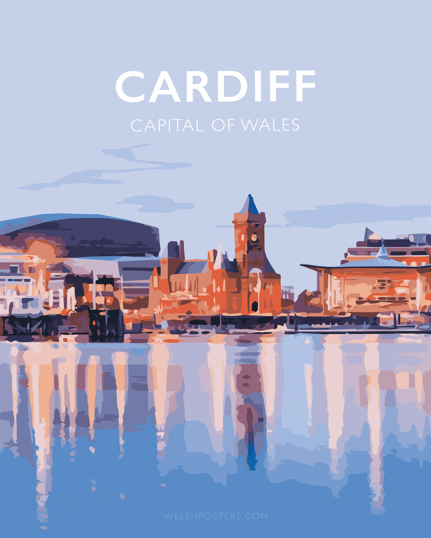 CARDIFF Travel Poster - CARDIFF Best sellers, New Prints & Posters