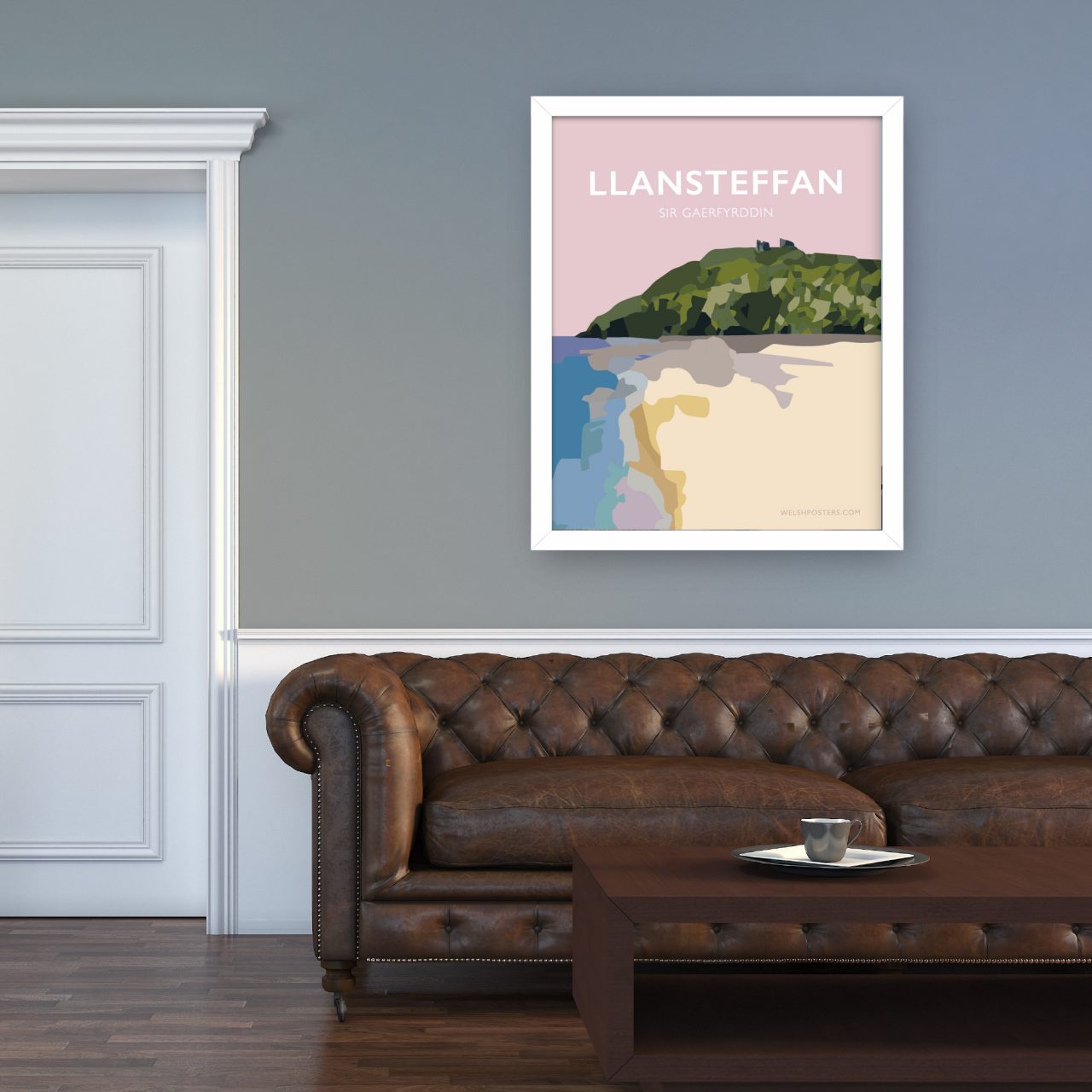 LLANSTEFFAN Travel Poster - LLANSTEFFAN Carmarthenshire, New, Welsh ...