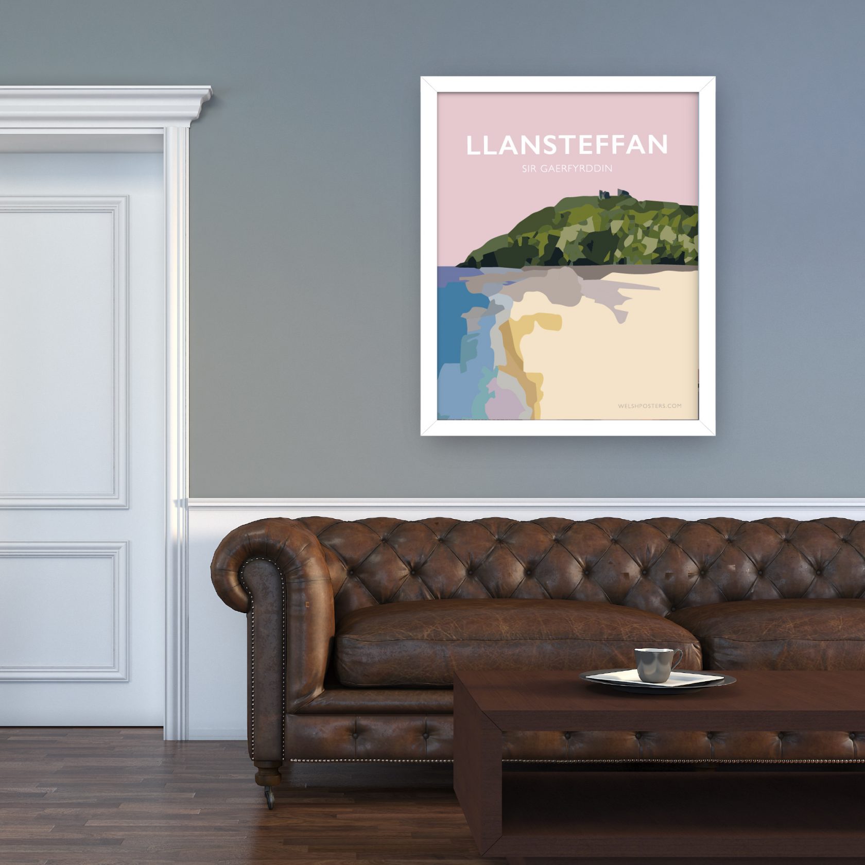 LLANSTEFFAN Travel Poster - LLANSTEFFAN Carmarthenshire, New, Welsh ...