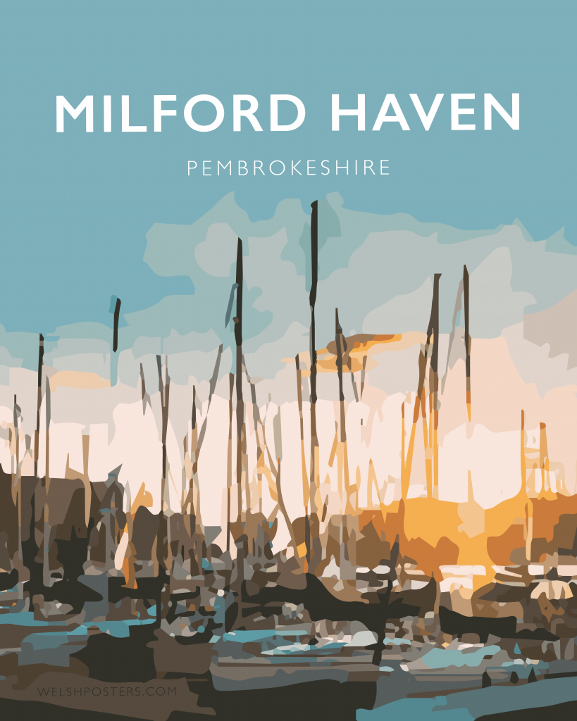 Amazing Welsh Posters. Retro yet modern travel posters and art.