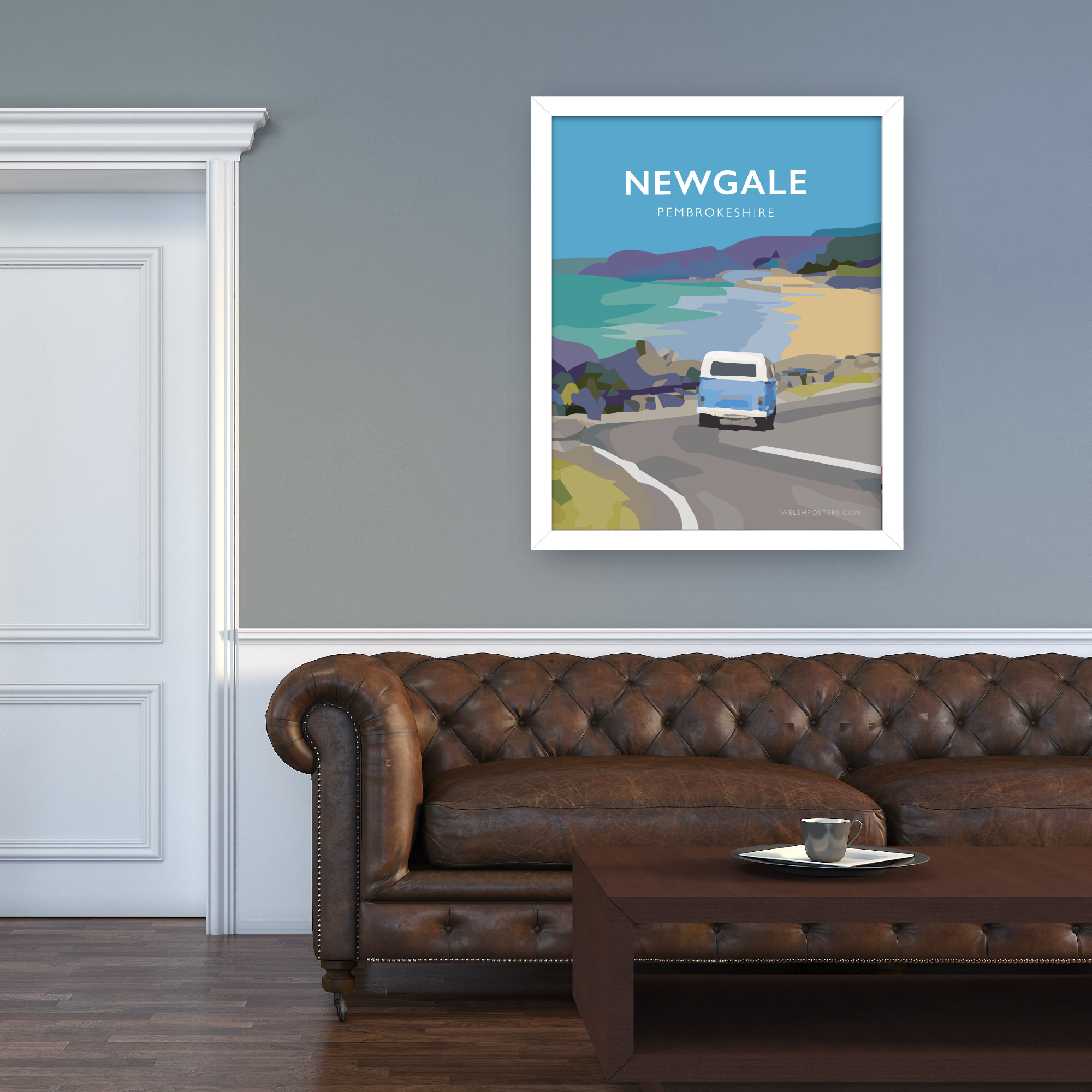 NEWGALE Travel Poster - NEWGALE Best sellers, New, Pembrokeshire ...