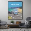 NEWGALE Travel Poster - NEWGALE Best sellers, New, Pembrokeshire ...