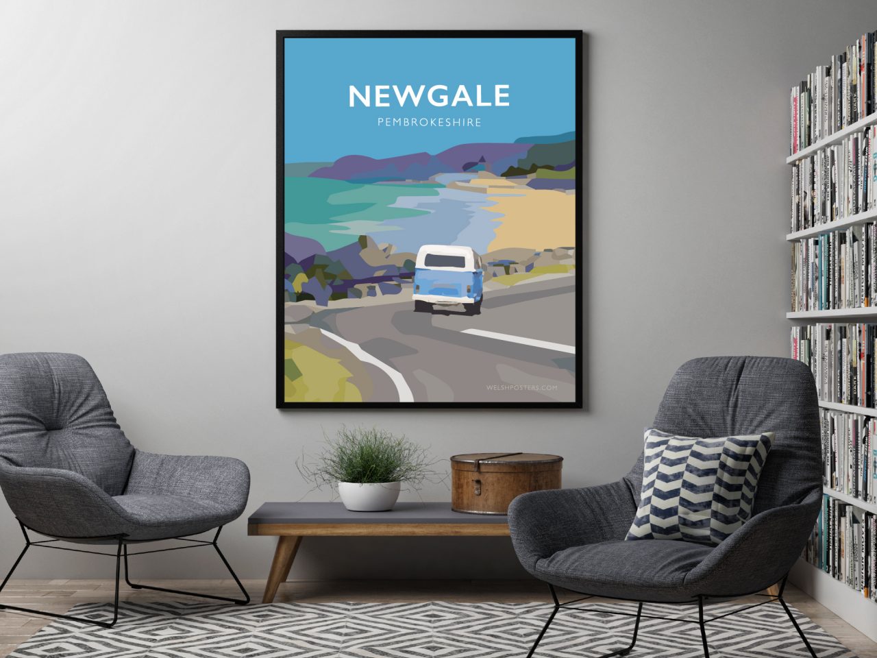 NEWGALE Travel Poster - NEWGALE Best sellers, New, Pembrokeshire ...