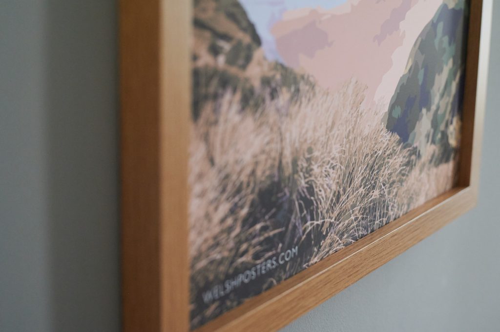 Our Frames Travel Posters. Retro yet modern Wall Art - Welsh Posters