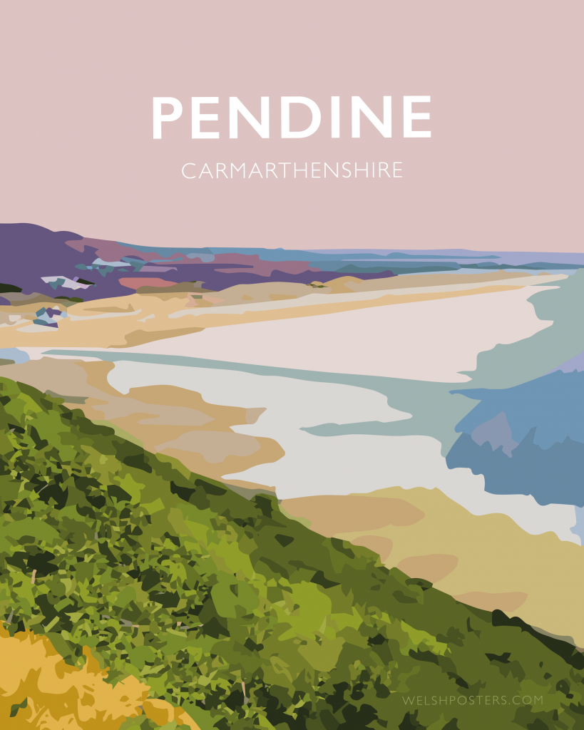 Amazing Welsh Posters. Retro yet modern travel posters and art.