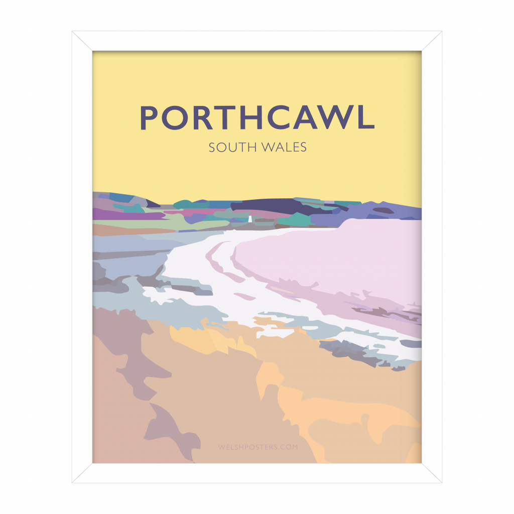 PORTHCAWL Travel Poster - PORTHCAWL New, South Wales Prints & Posters