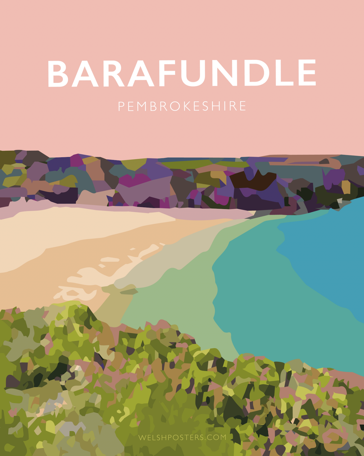 Amazing Welsh Posters. Retro yet modern travel posters and art.