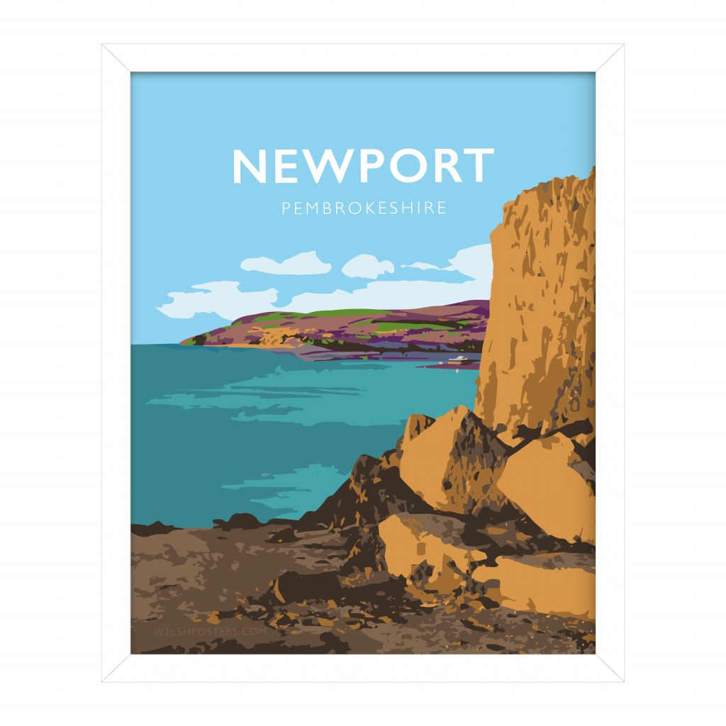 NEWPORT Travel Poster - NEWPORT New, Pembrokeshire Posters Prints & Posters