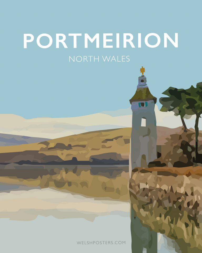 Amazing Welsh Posters. Retro yet modern travel posters and art.