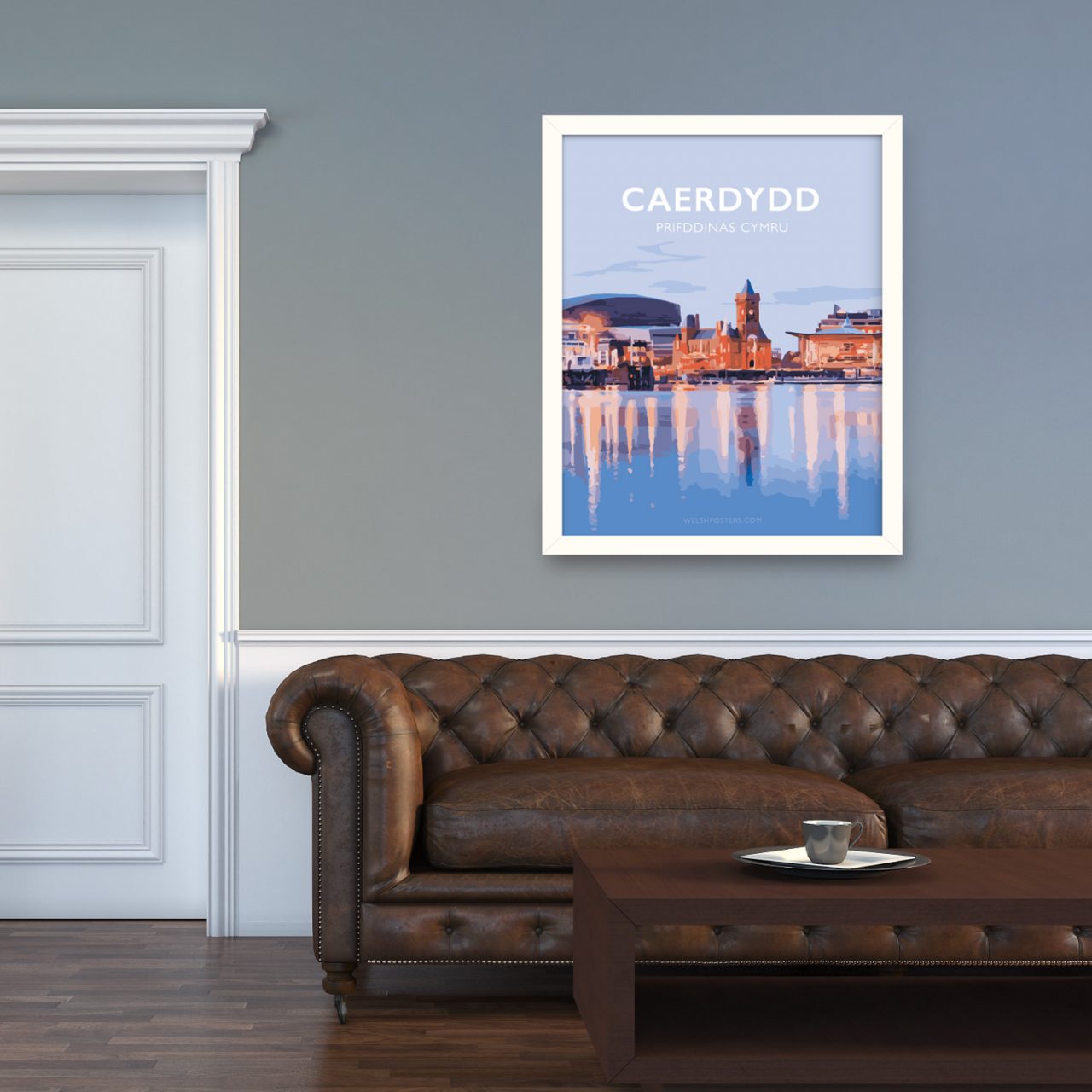 CAERDYDD CYMRAEG Travel Poster - CAERDYDD CYMRAEG New, Welsh Language ...