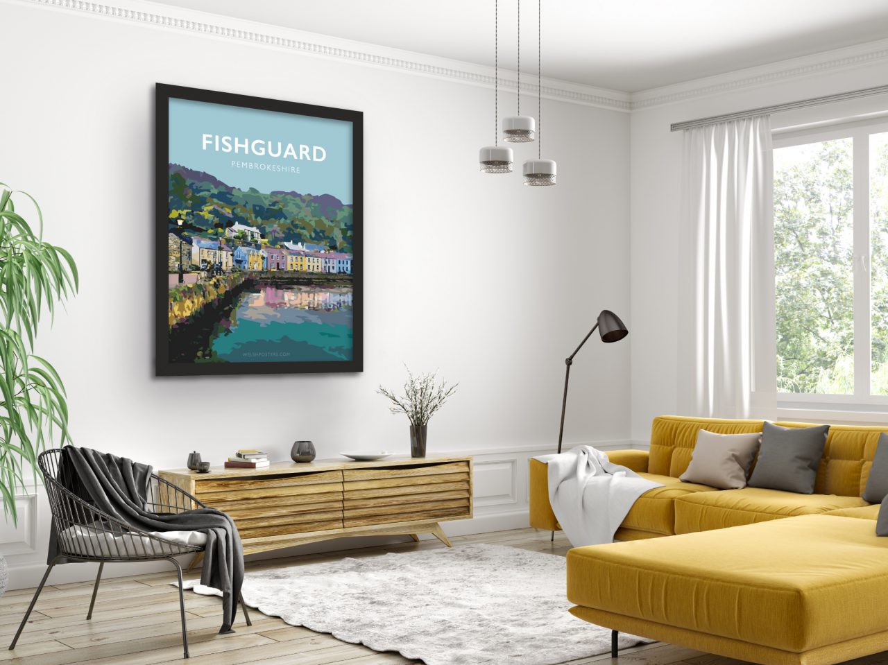 FISHGUARD Travel Poster - FISHGUARD New, Pembrokeshire Posters Prints ...