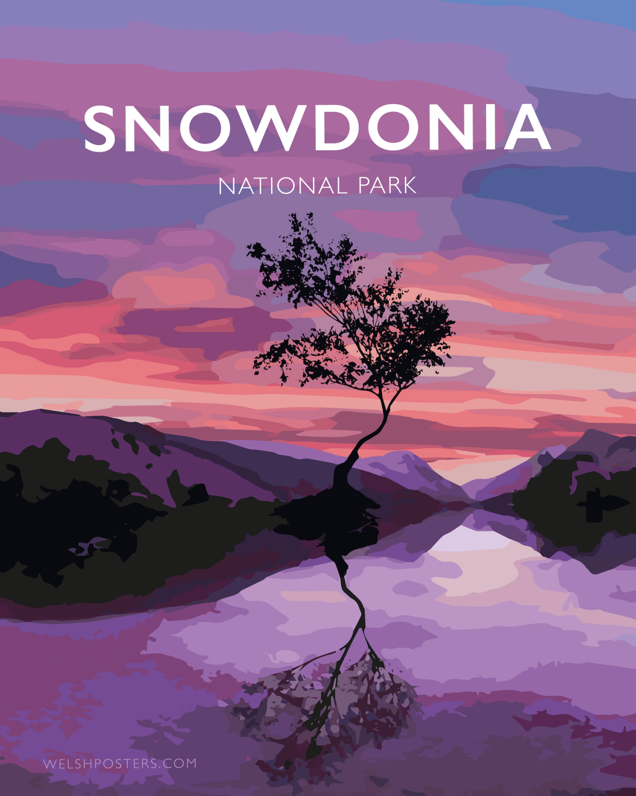 Amazing Welsh Posters. Retro yet modern travel posters and art.