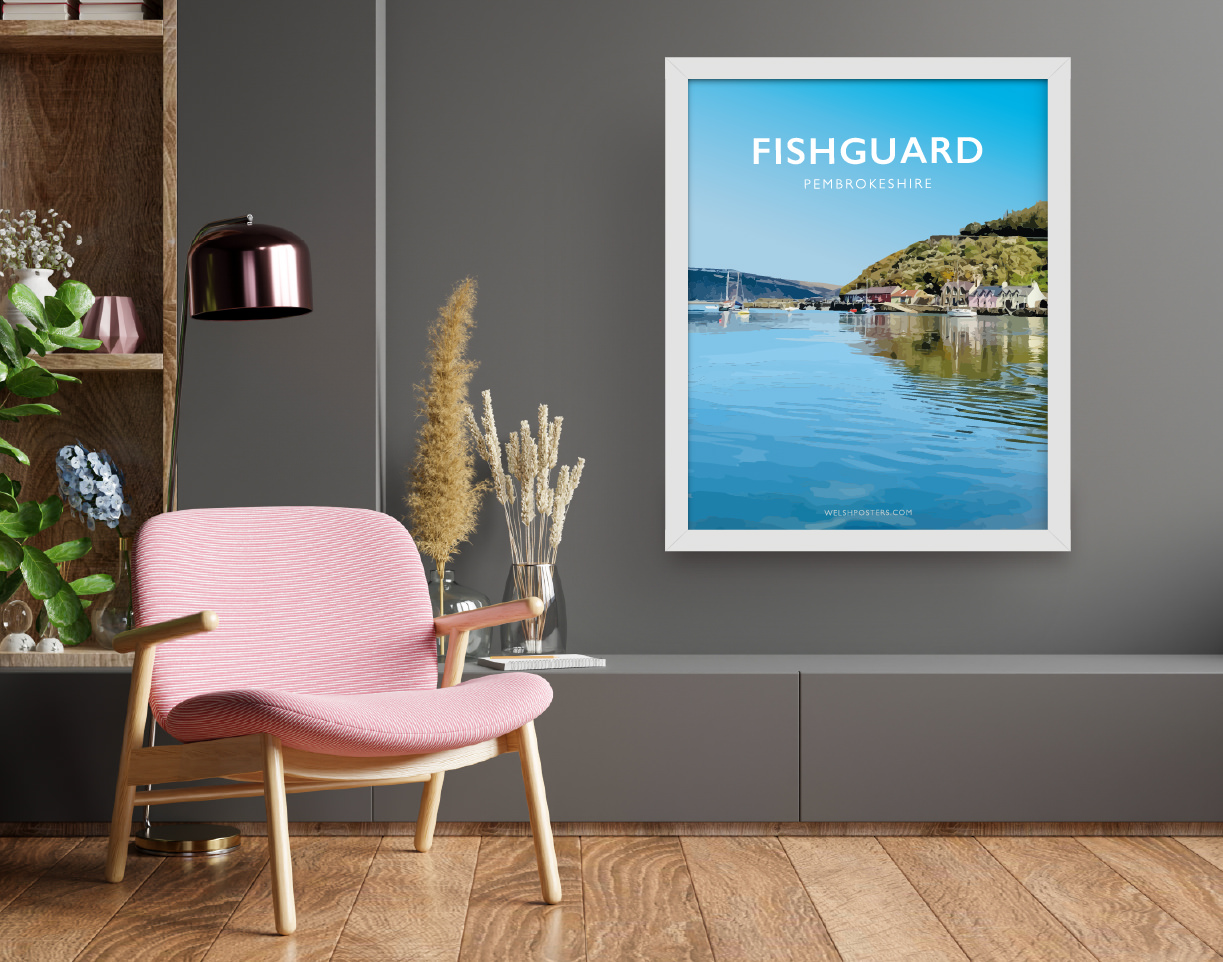 FISHGUARD SUMMER Travel Poster - FISHGUARD SUMMER Pembrokeshire Posters ...