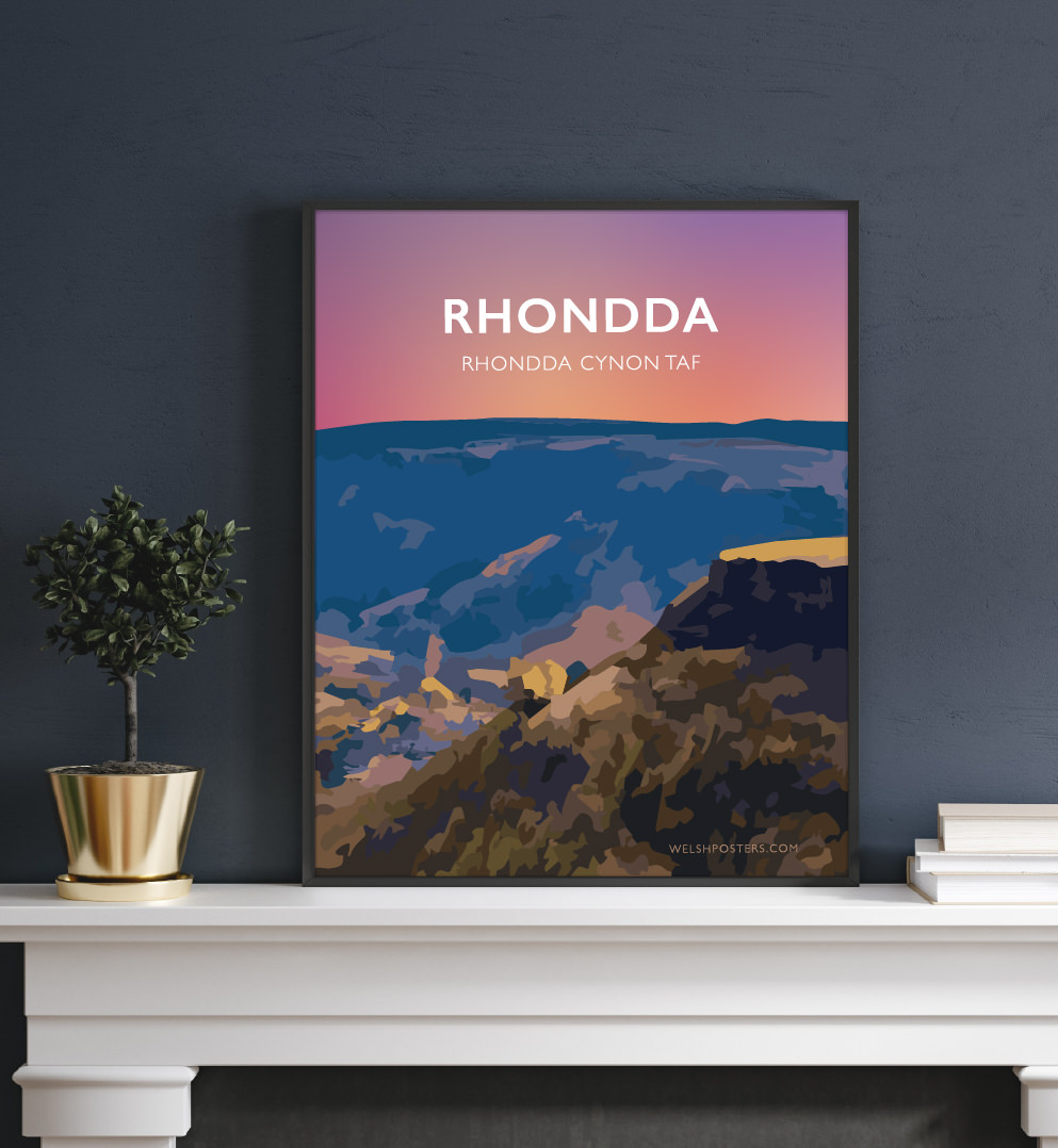 RHONDDA Travel Poster - RHONDDA New, South Wales Prints & Posters