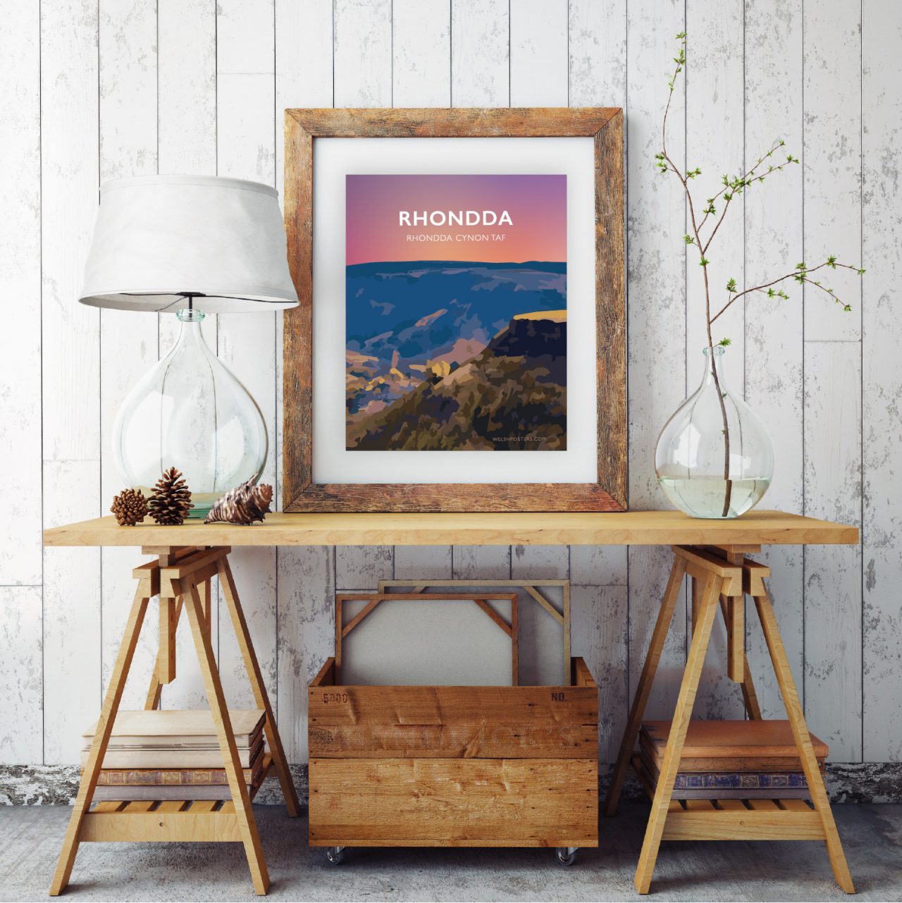 RHONDDA Travel Poster - RHONDDA New, South Wales Prints & Posters