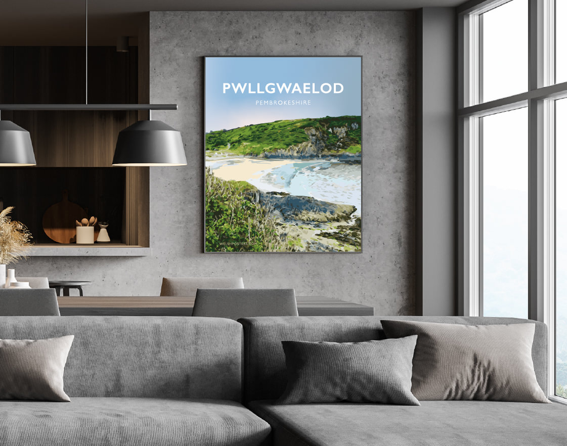 Amazing Welsh Posters. Retro yet modern travel posters and art.