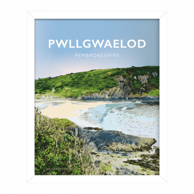 PWLLGWAELOD Travel Poster - PWLLGWAELOD New, Pembrokeshire Posters ...