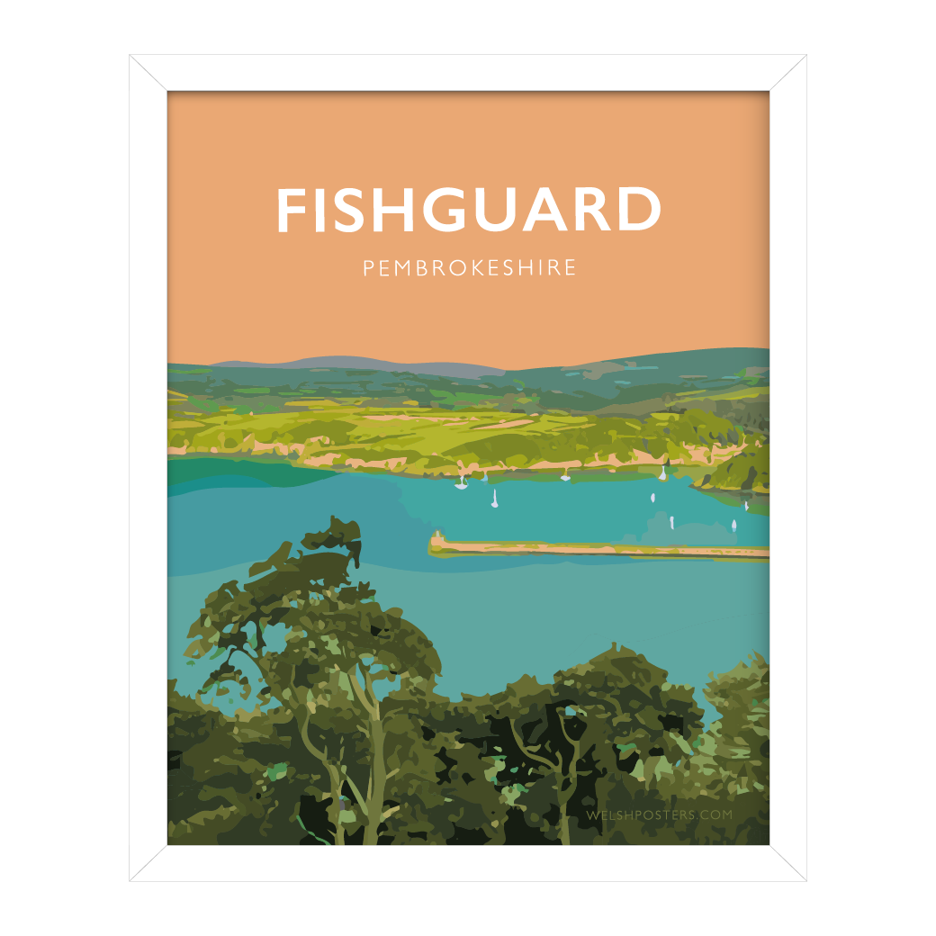 FISHGUARD AND GOODWICK Travel Poster - FISHGUARD AND GOODWICK New ...