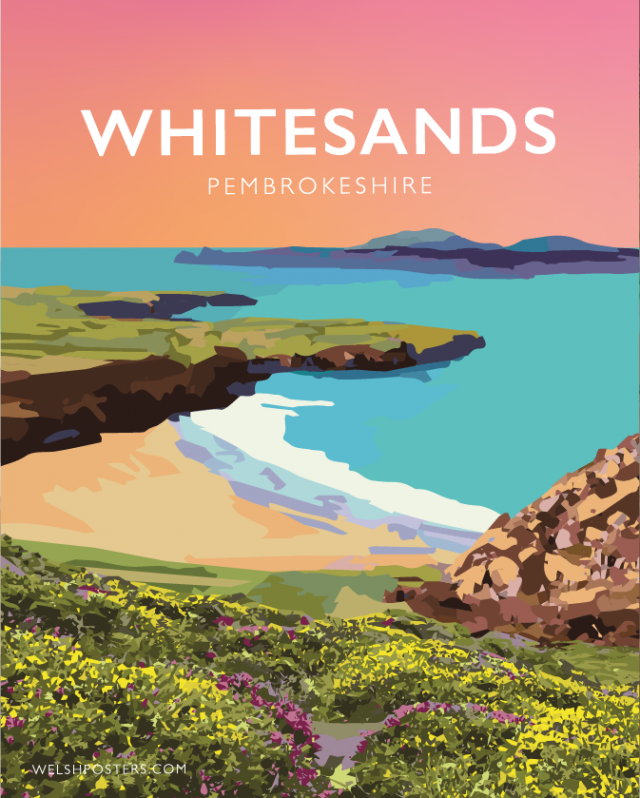 Amazing Welsh Posters. Retro yet modern travel posters and art.