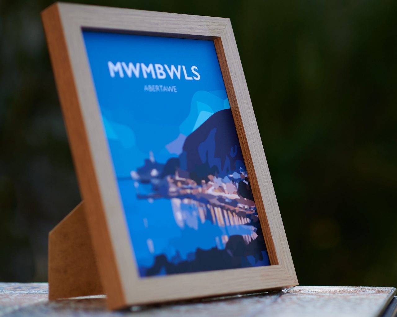 Our Frames Travel Posters. Retro yet modern Wall Art - Welsh Posters